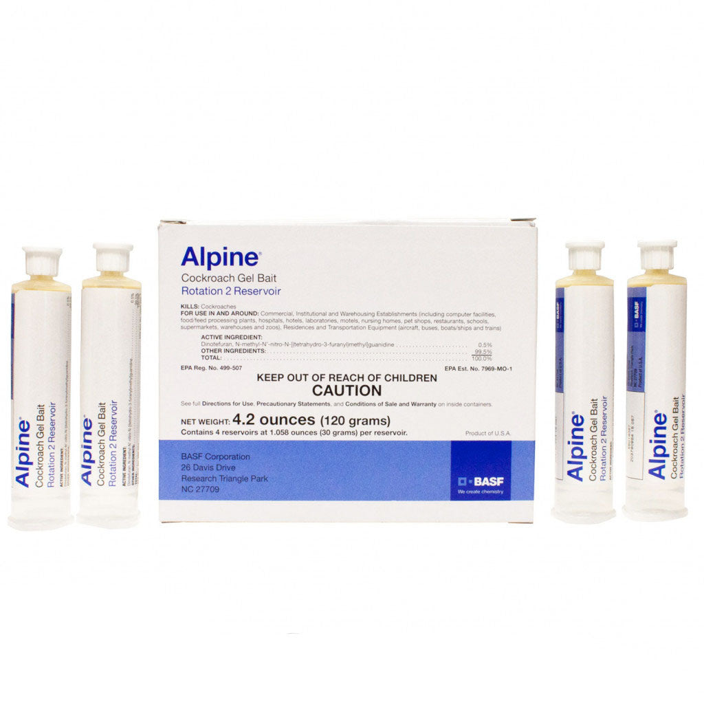 Alpine Cockroach Gel Bait – Fast-Acting Roach Control box (4 x 30g ...
