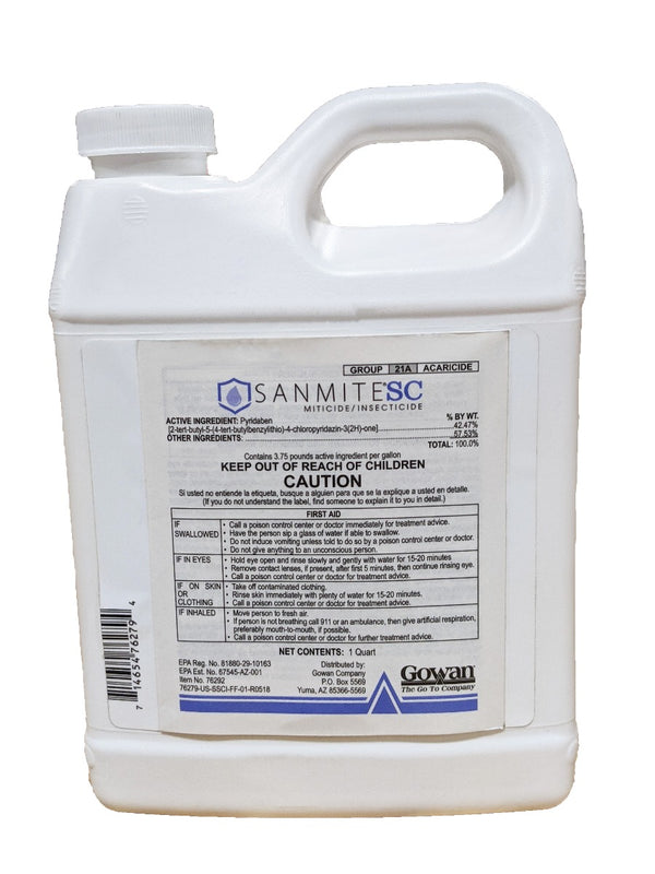 Sanmite SC Miticide – 30-45 Day Control for Mites & Insects 32 oz
